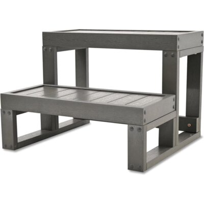 Universal Spa Hot Tub Step Spa 2-Step Stool Pool Ladder Step Slip ...