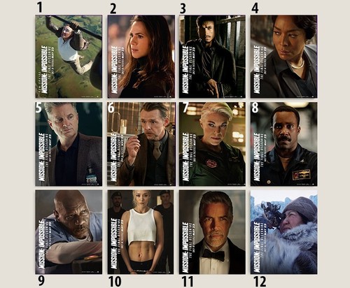 'Mission Impossible – The Final Reckoning' character Posters 18x24 | eBay