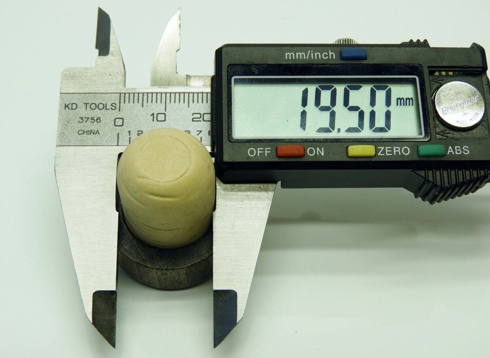 (25 pcs) 19.5mm Wine Cork T-Corks w/ Brown Tops Synthetic with ...