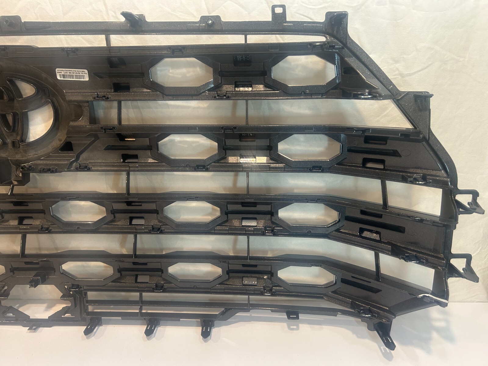 OEM 2022-2023 Toyota Tundra Smoked Chrome with Camera Hole Grille 53101 ...