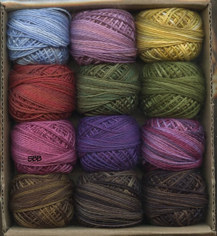 Rosewood Manor Designs / Karen Kluba ~ S-1058 Baskets! Chart & Valdani ...