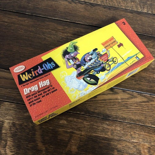 Vintage 1993 Reprint Weird-Ohs Drag Hag Testors American Car Plastic ...