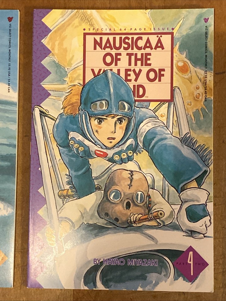 NAUSICAA OF THE VALLEY OF WIND LOT, Part 2 Complete Run Books 1-4 | eBay