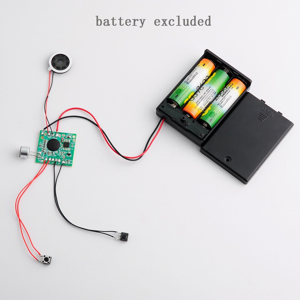 6s 30s 120s Sound Recordable IC Voice Recorder Module 8ohm Speaker DIY ...