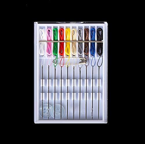 10 Boxes Home and Travel Quick Fix Sewing Kit Pre Threaded Needle Kit ...