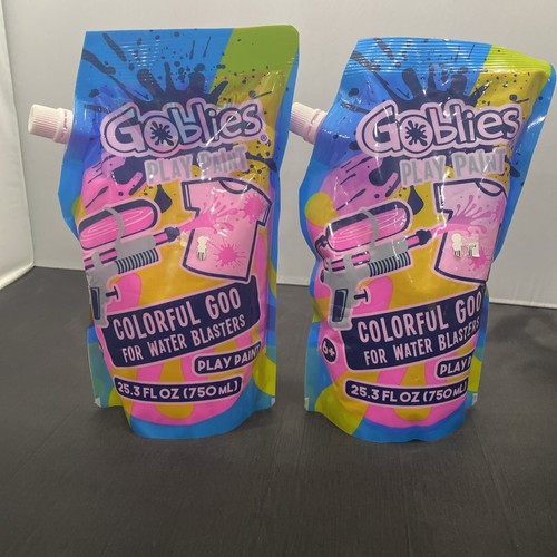 Goblies Play Paint Colorful Goo For Water Guns 25.3 FL Oz Lot X2 Pink ...