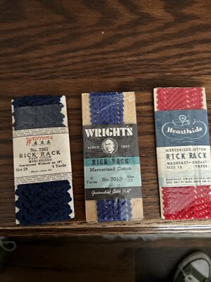 Lot Of 3 Rick Rack Lace | eBay
