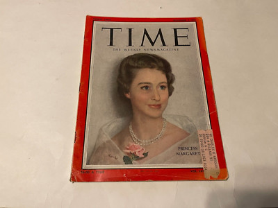 TIME November 7 1955 Princess Margaret, Geneva, National Affairs 7U | eBay