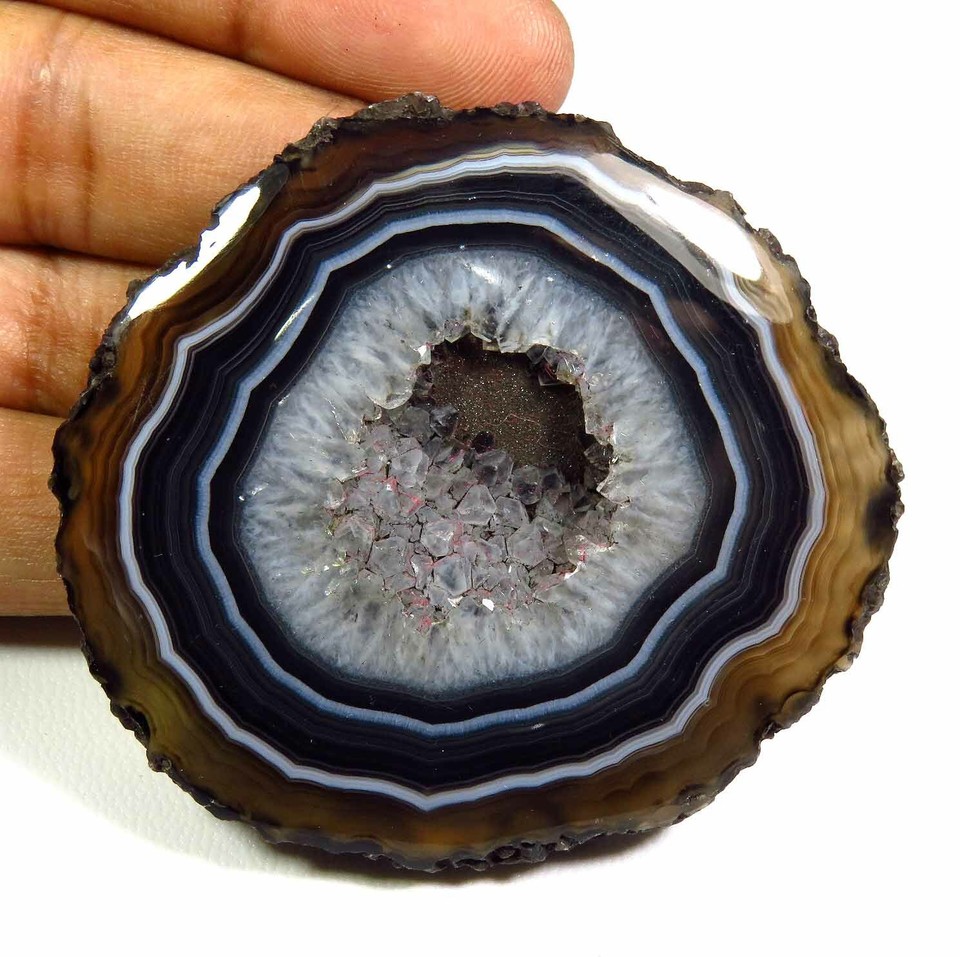 Natural Geode Slice Agate Gems Slice 75-417 Cts Smooth Polished ...