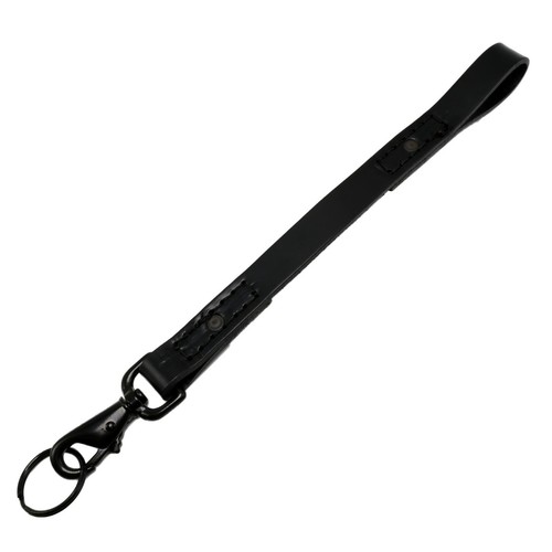Corrections Officer Key Leash Leather Holder Leash 13" Lanyard Guard ...