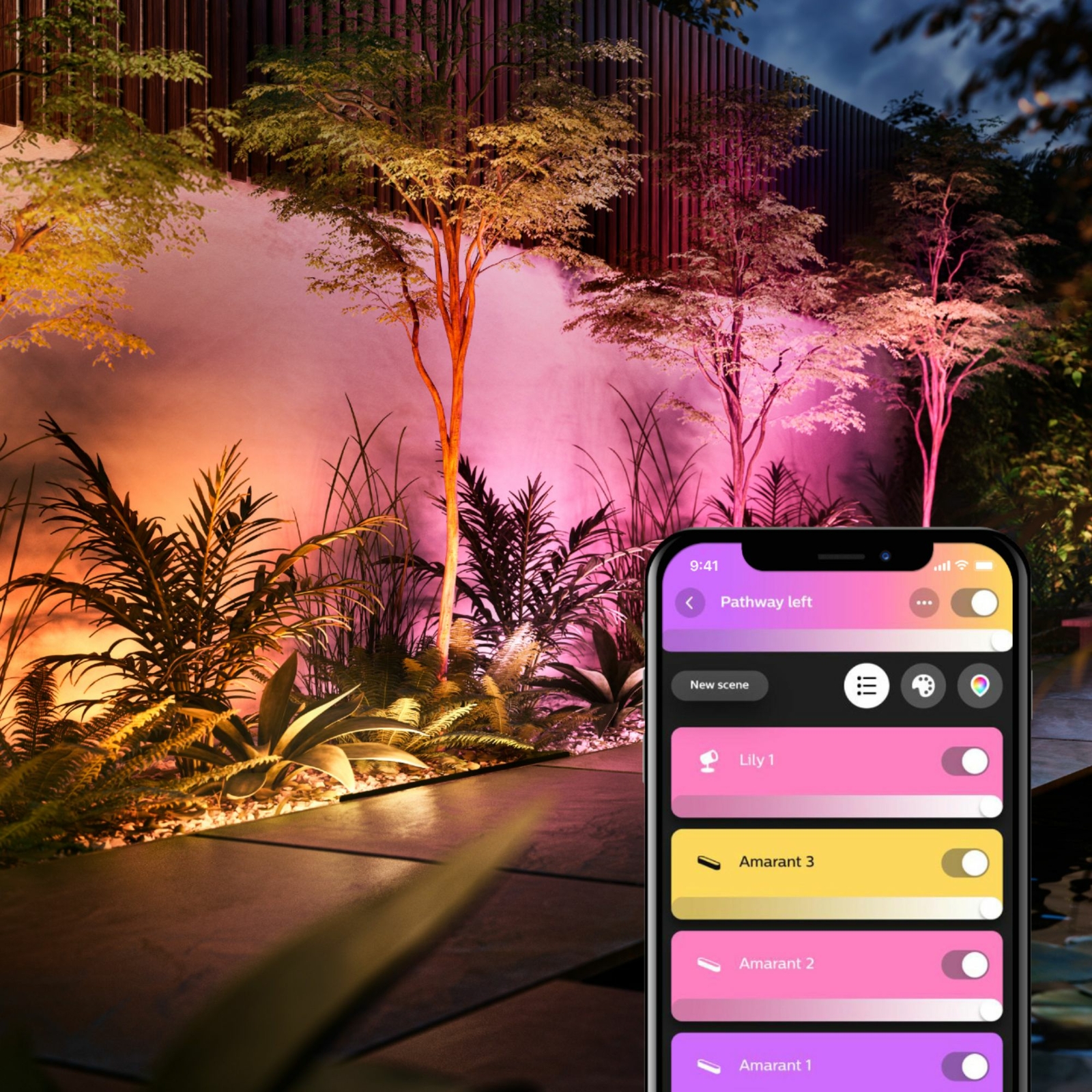 Philips Hue White & Color Amarant Outdoor Light Bar Extension | eBay