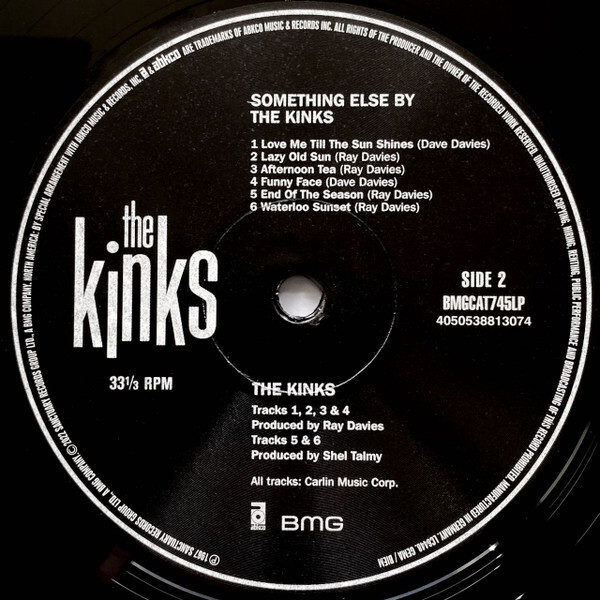 The Kinks - Something Else By The Kinks (LP, Album, Mono, RE) (Mint (M ...