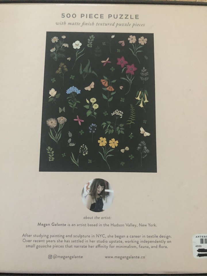 Megan Galantz BOTANIA DARK Puzzle. New In Box 500 Pieces FRINGE | eBay