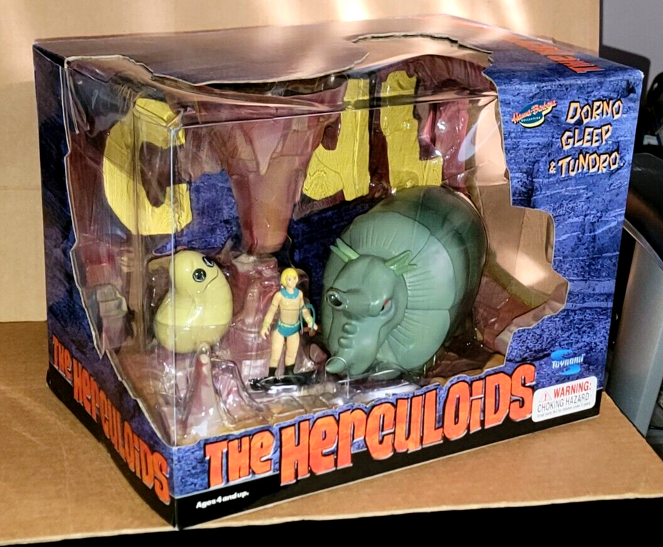Herculoids Dorno, Gleep & Tundro 6 inch figure Hanna Barbera NEW Never ...
