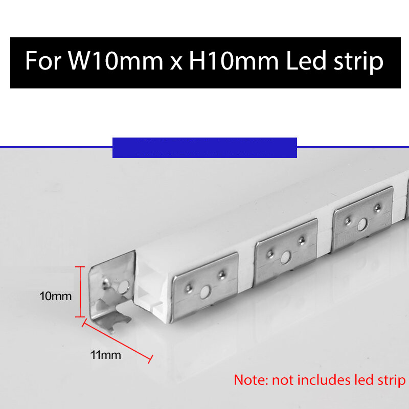 3.3ft Stainless Steel Keel Fixing Slot Modeling Ceiling Light High ...