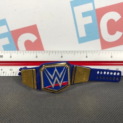 WWE Mattel Smackdown Elite Universal World Championship Title Belt Blue ...