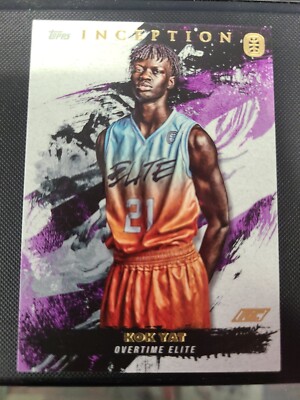 2021 Topps Inception OTE Overtime Basketball #7 Kok Yat RC Team Elite ...