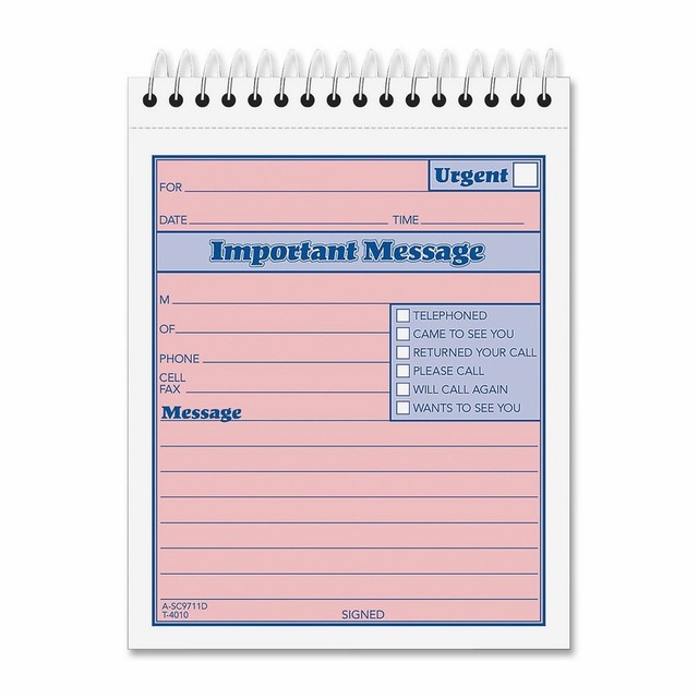 Top 4010 TOPS 1cpp Duplicate Important Message Book Top4010 for sale ...