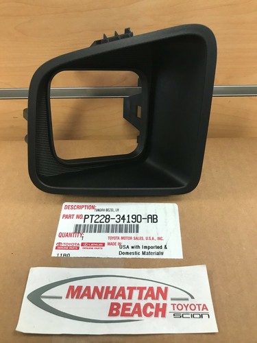 19-20 TUNDRA TRD PRO LEFT FOG LIGHT LAMP BEZEL GENUINE TOYOTA PT228 ...