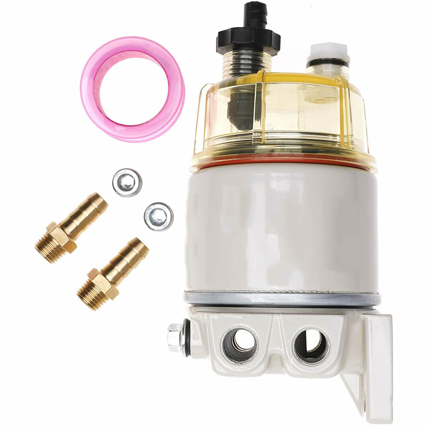 R12T Fuel Filter/Water Separator 120AT NPT ZG1/4-19-Complete Combo ...