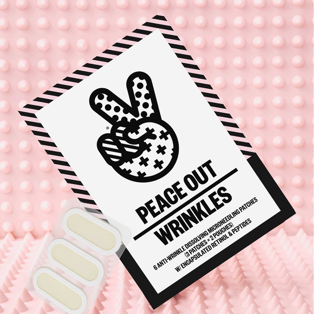 Peace Out Microneedling Anti-Wrinkle Retinol Patches, Free Shipping (6 ...