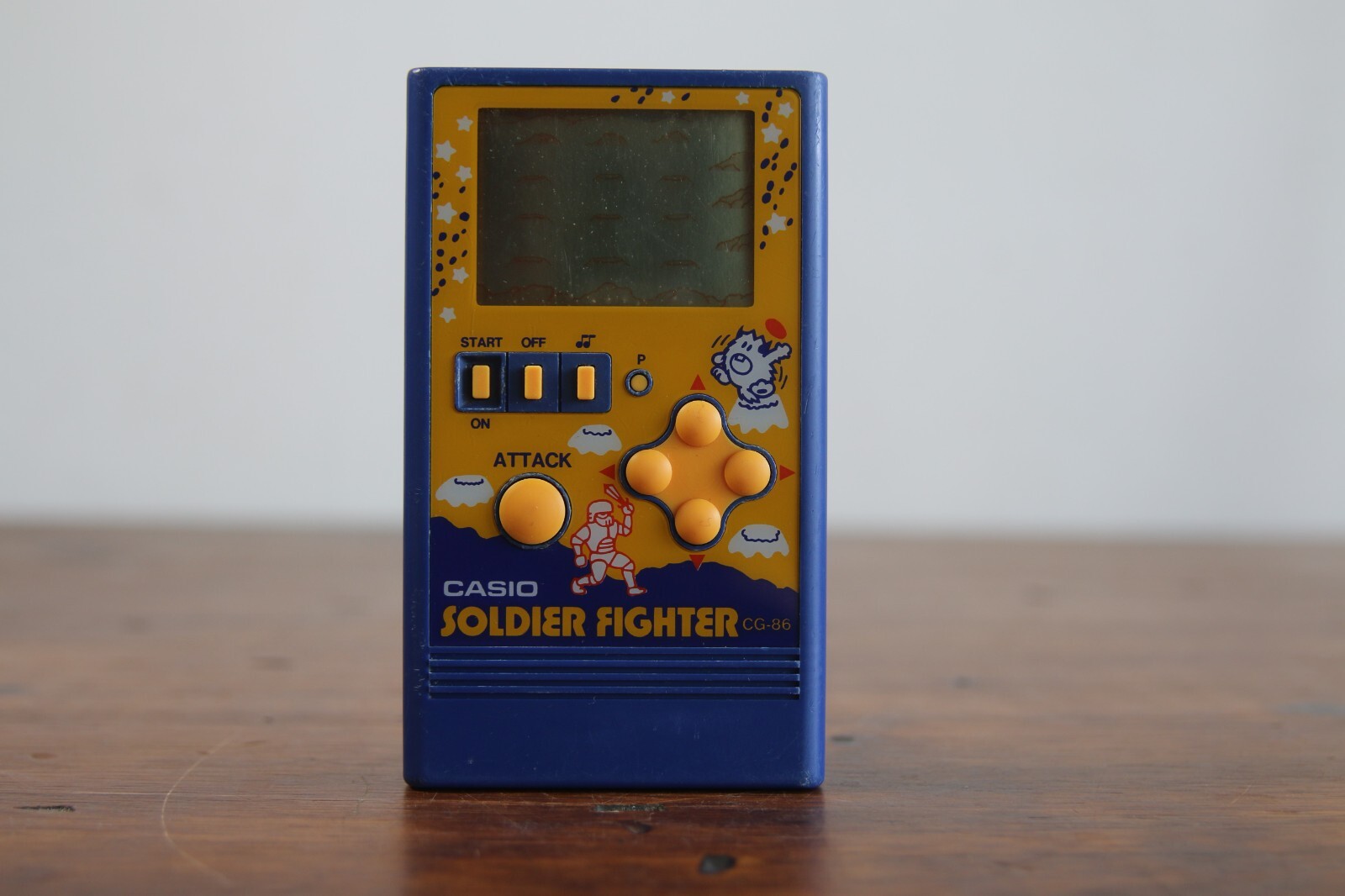 Vintage CASIO (SOLDIER FIGHTER) CG-86 Handheld LCD Game system 1984 ...