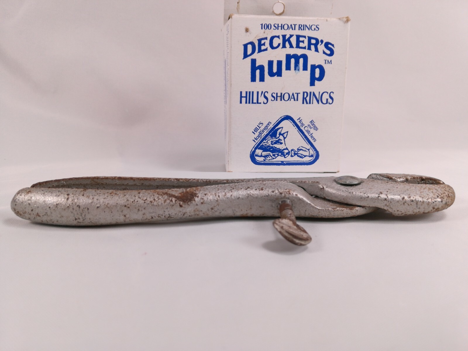VINTAGE SNOUT CLIPPER DECKER'S HUMP HILL'S SHOAT RINGS LOT FARMING ...