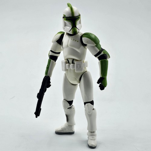 Star Wars Loose Green Clone Trooper Sergeant (Episode II) Battle Damage ...
