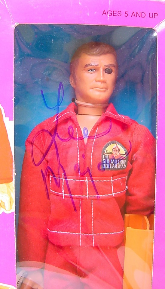 1977 KENNER SIGNED LEE MAJORS SIX MILLION DOLLAR MAN STEVE AUSTIN ...