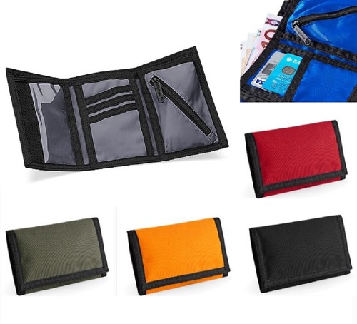 Bagbase BLACK GREY BLUE GREEN or RED Tri-Fold Ripper Wallet | eBay