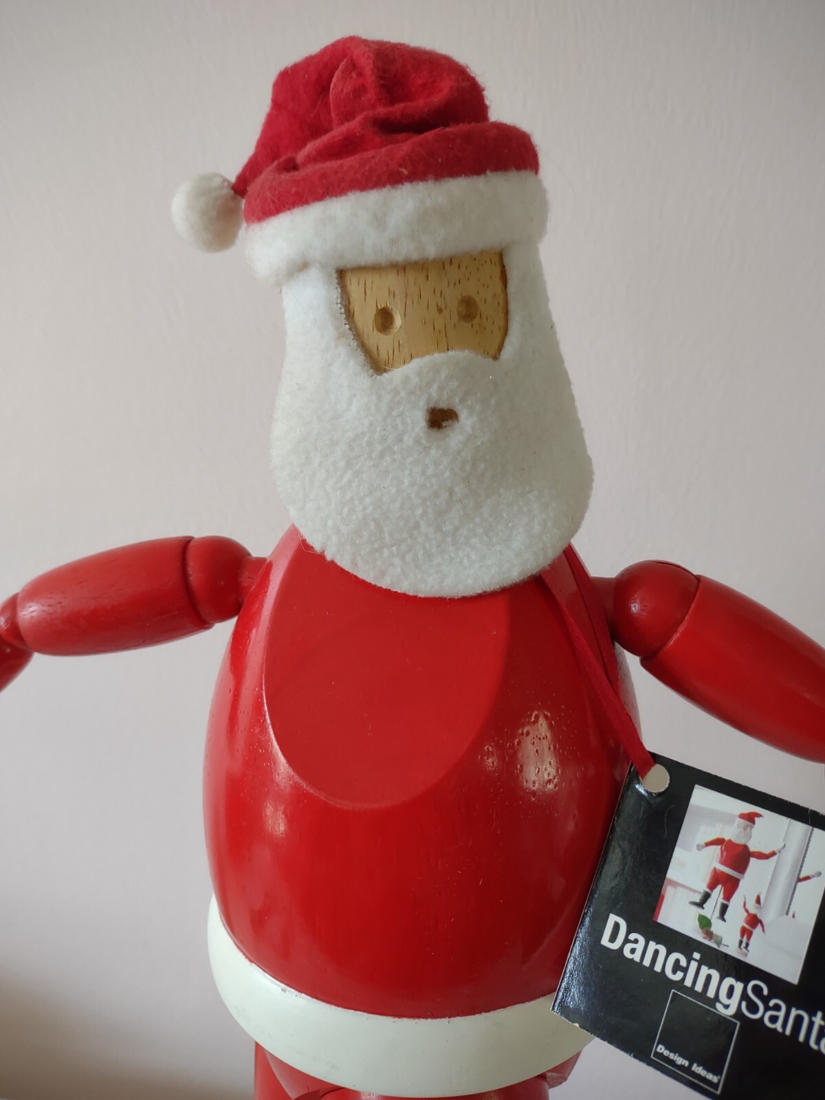 2004 Wood Carved Articulated Posable Dancing Santa Claus #284/2000 ...