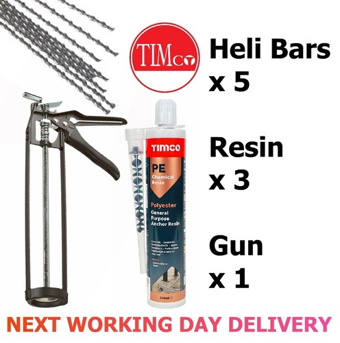 Helical Bar Crack Stitch Brick Repair Kit - Stitching Kit | eBay