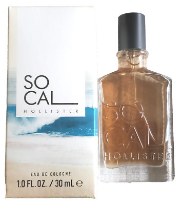 HOLLISTER SOCAL Eau De Cologne Spray Men 1.0 Oz / 30 ml NEW ...