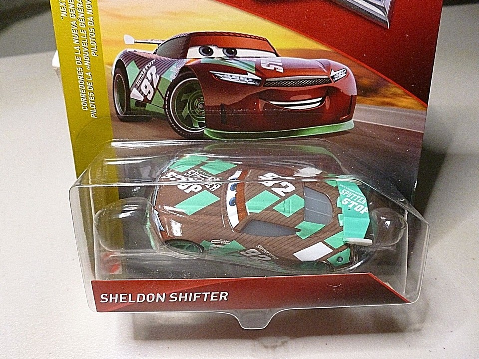 NEW DISNEY PIXAR CARS "NEXT-GEN"PISTON CUP RACERS" SHELDON SHIFTER #92 ...