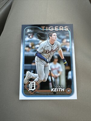 2024 Topps Update Colt Keith Rookie Card Base Detroit Tigers #US73 | eBay