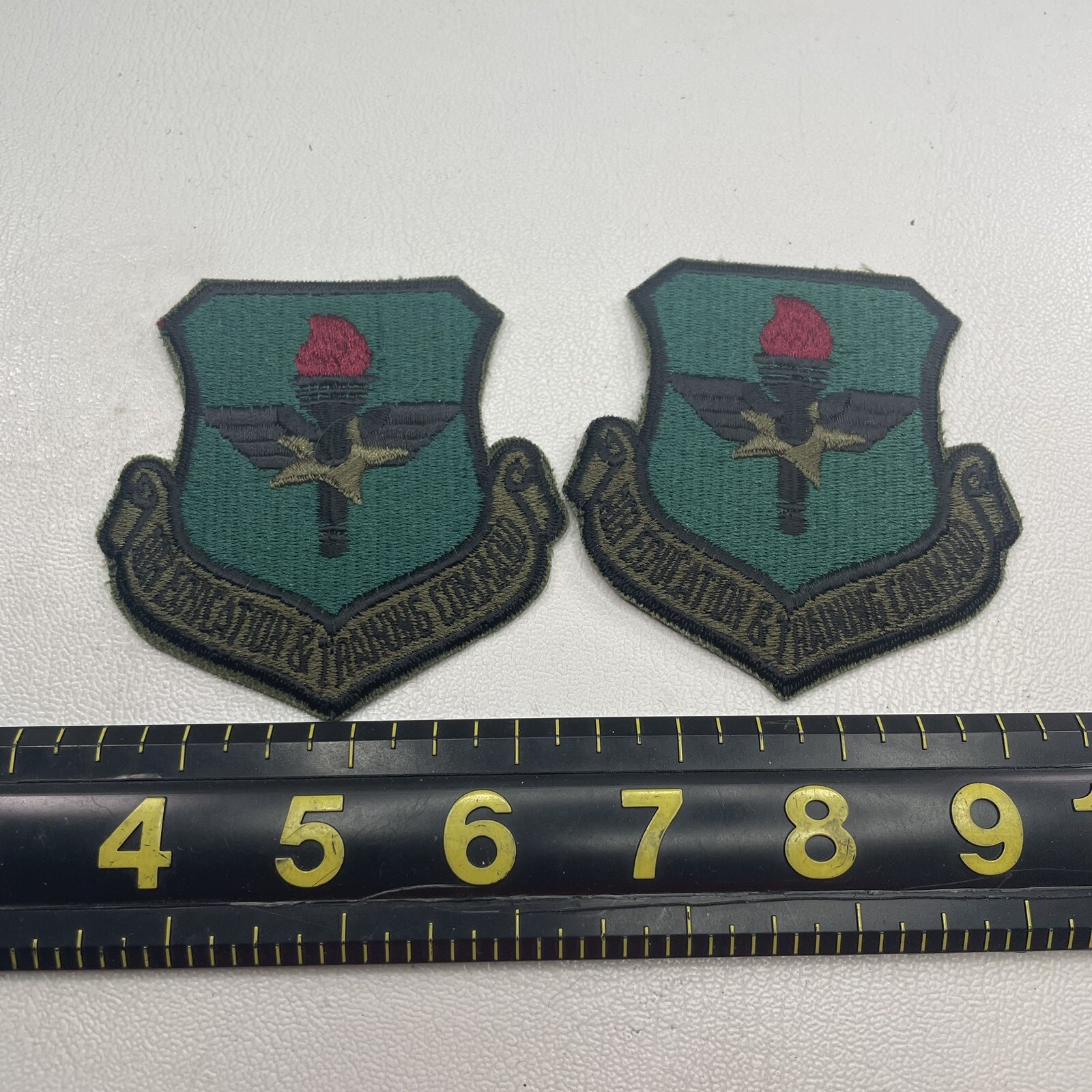 Patch Lot Of 2 USAF US AIR FORCE AIR EDUCATION AND TRAINING COMMAND Patches T036 | eBay