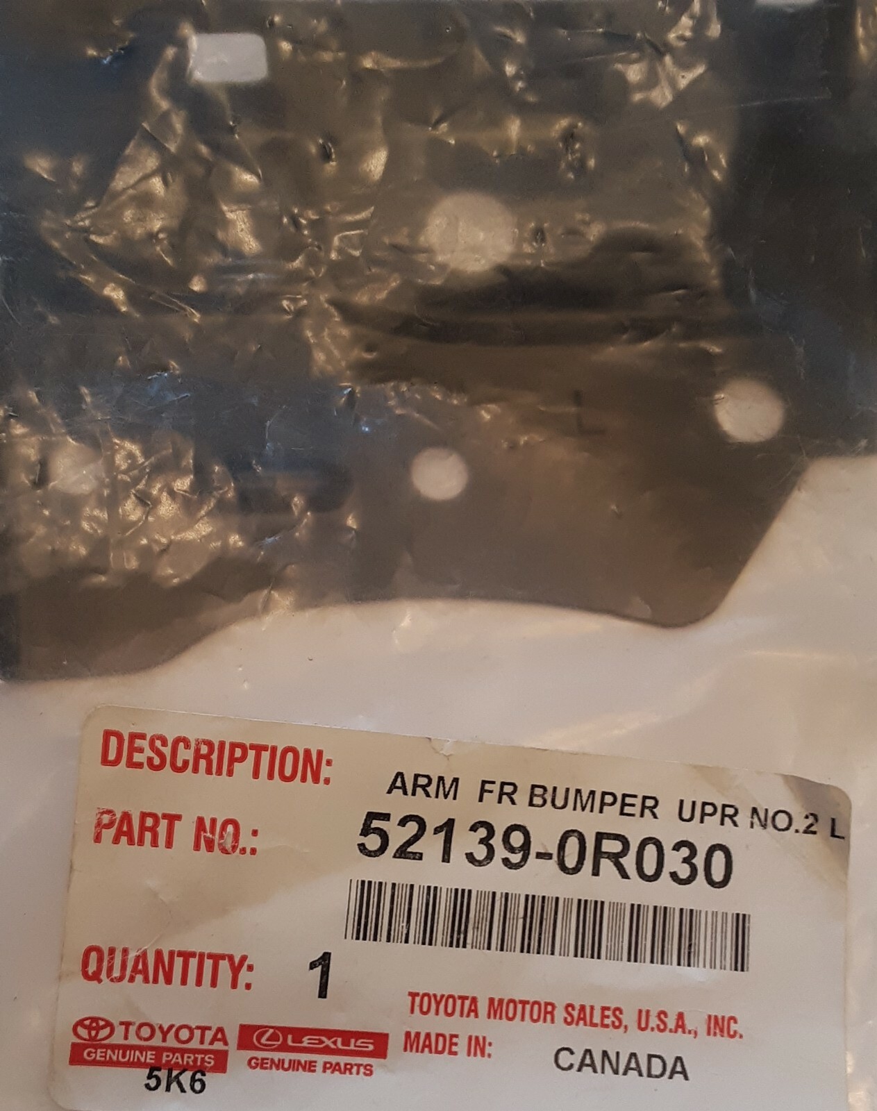 Toyota OEM 2013-2018 Rav4 Radiator Side Support Bracket Left 521390R030 ...