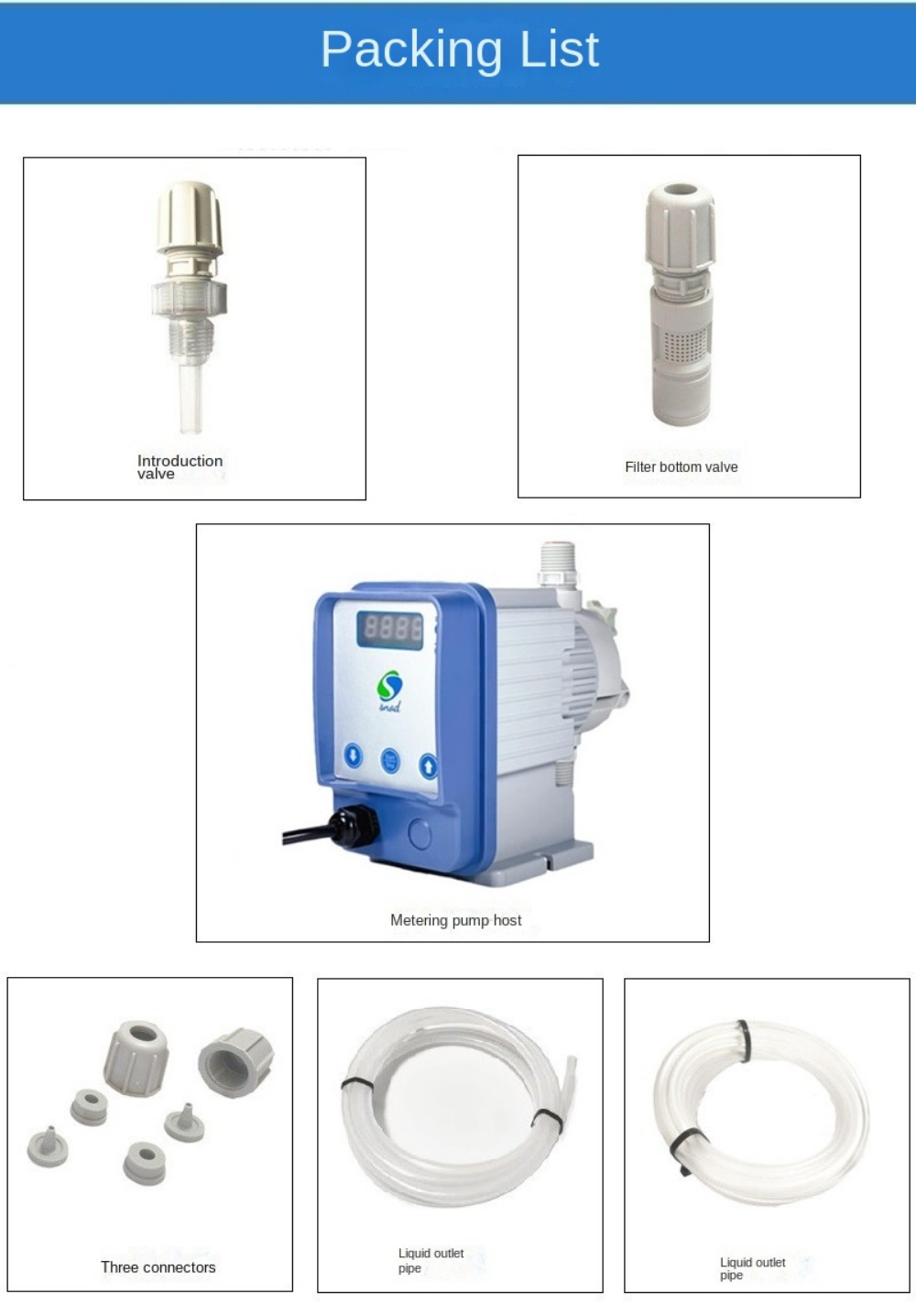 6LPH 5bar Electronic Acid Chlorine Chemical Dosing Pump Metering Pump ...