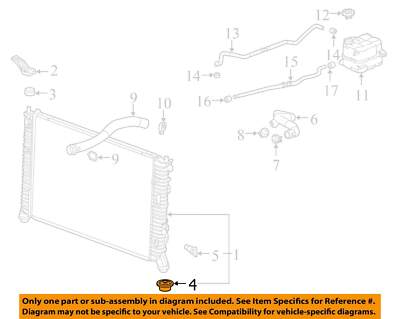 GM OEM 19-24 Canyon Radiator Components-Radiator Lower Insulator ...
