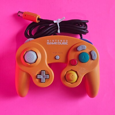 Official Nintendo GameCube Controller SPICE ORANGE 👾 OEM Wii Remote DOL ...