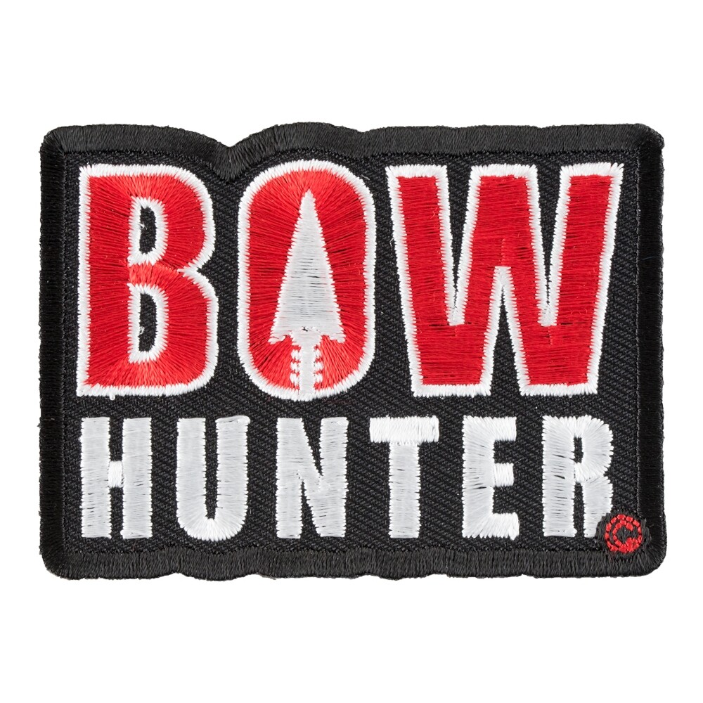 Red & Black Bow Hunter Arrowhead Patch, Hunting Patches | eBay