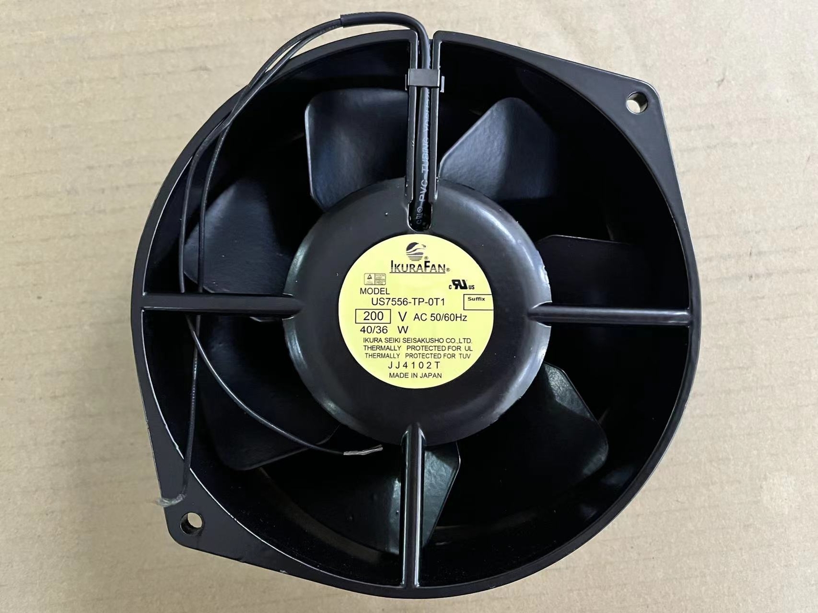 IKURAFAN US7556-TP-0T1 OT1 200V 40/36W leaf high temperature axial fan ...