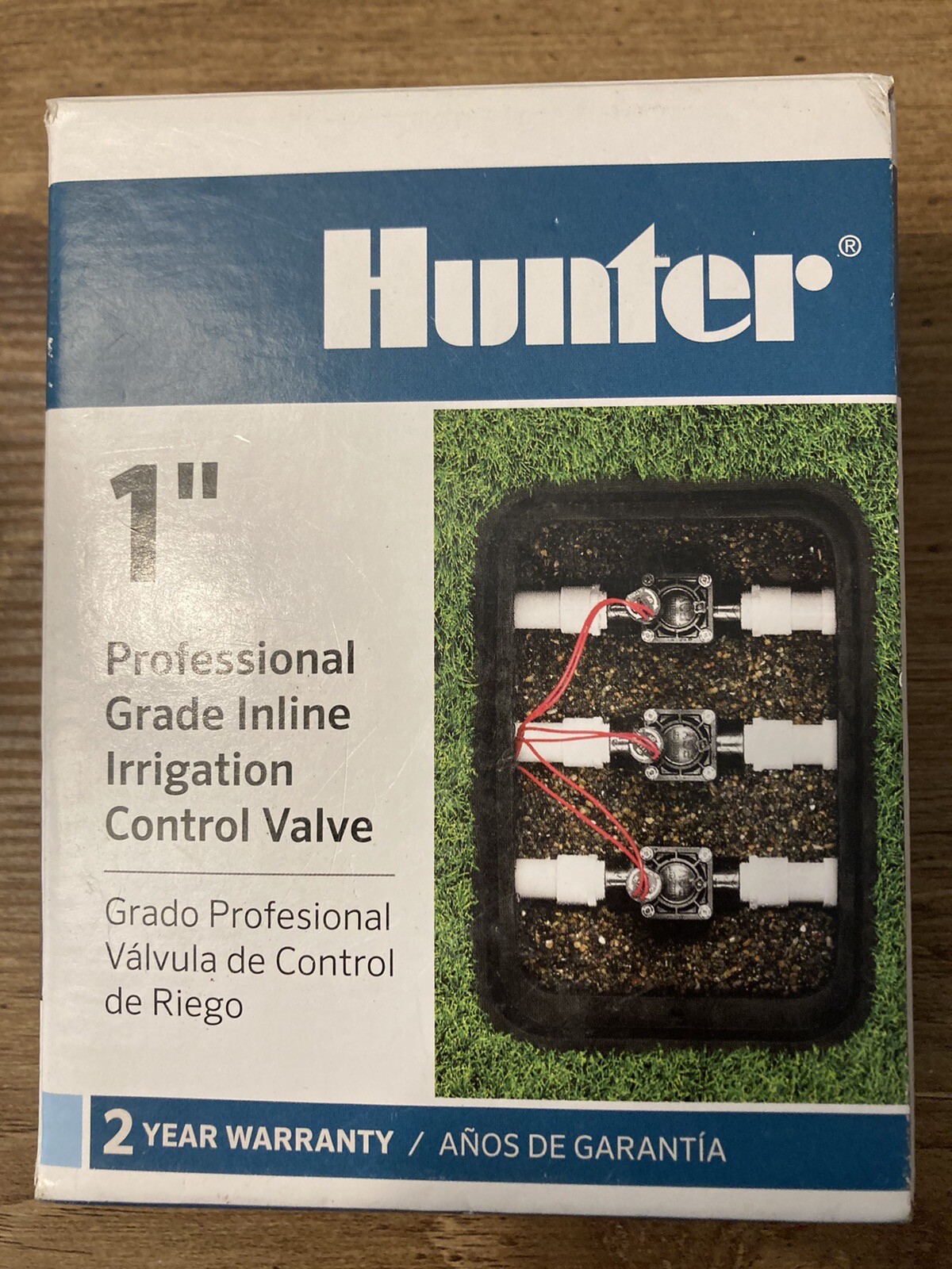 Hunter PGV 1" Inline Irrigation Control Valve - Black Professional ...