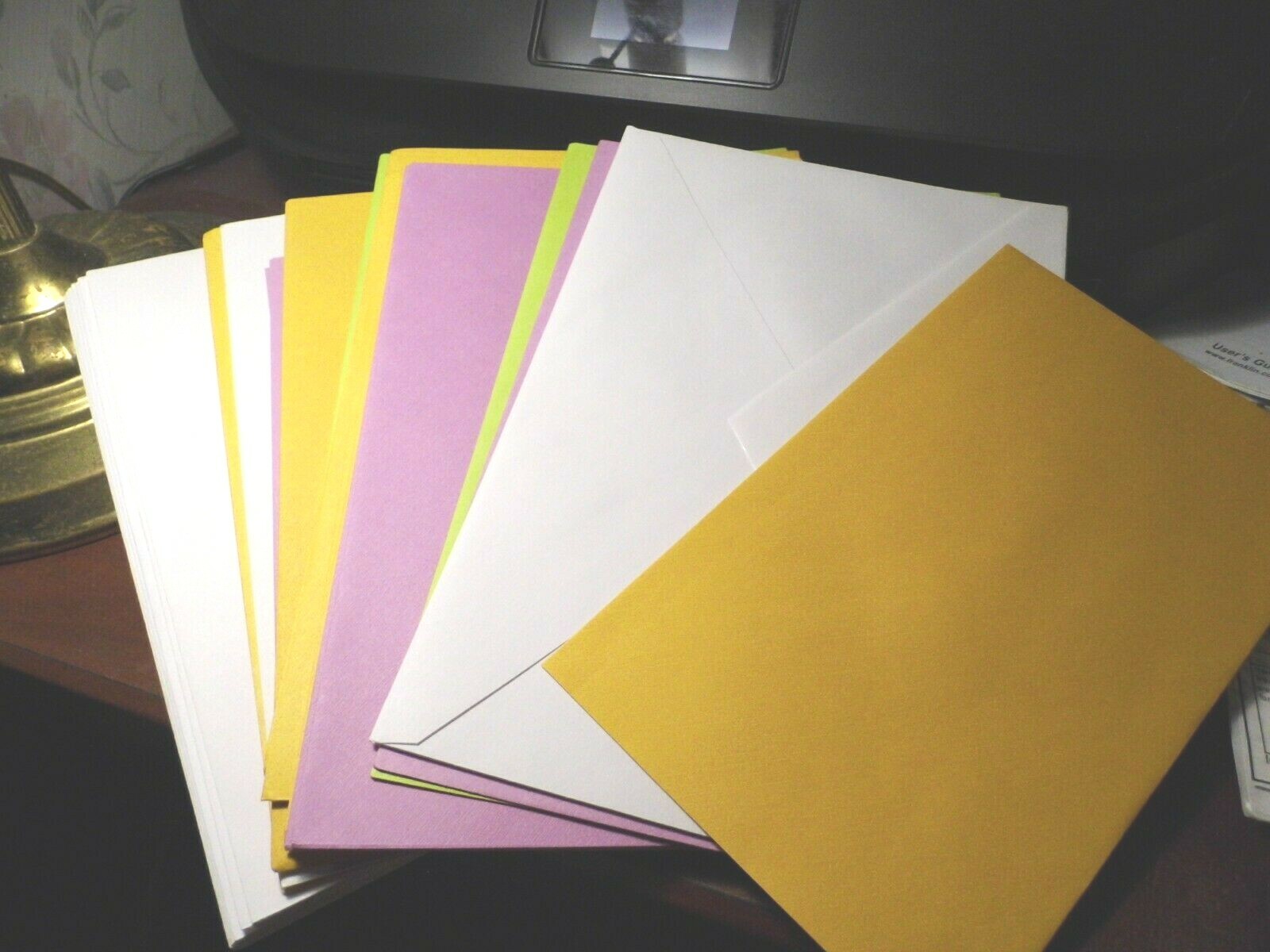 Just ENVELOPES For Cards Assorted Colors/Sizes Differ in Ea. Bundle 25 ...