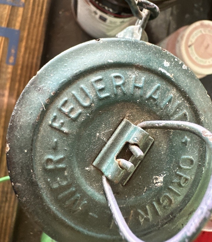 Vintage Feuer Hand 275 Baby Oil Storm Feuerhand Lantern Lamp Kerosene ...