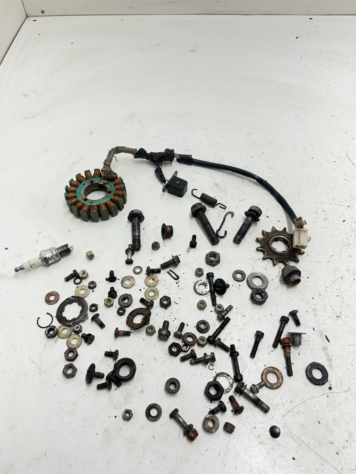 71-74 Bultaco Alpina 250 Model 85 OEM LOT Bolt Stator Gear Spring ...
