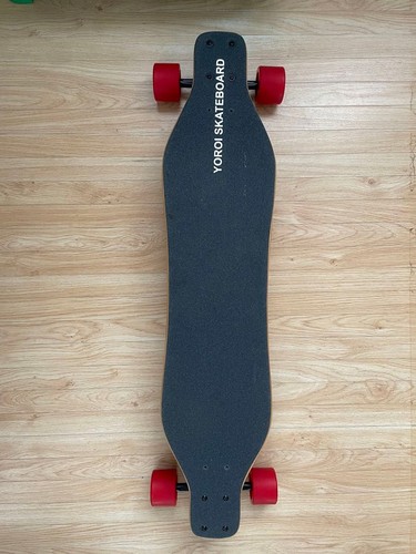 YOROI SKATEBOARD long skateboard red wheels | eBay UK