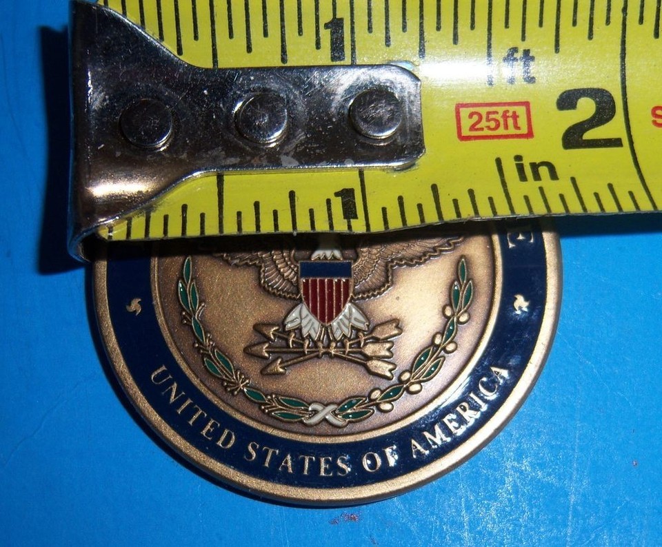 challenger coin AUTHENTIC SecDef Donald Rumsfeld Secretary of Defense ...