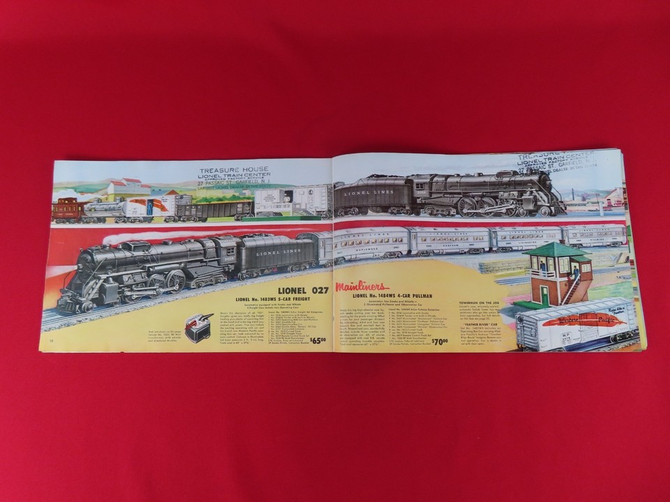 Lionel Postwar Original 1952 Consumer Catalog - Stunning Graphics Sets ...