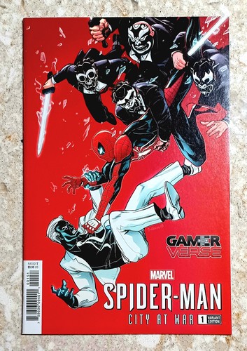 Spider-Man #1 City At War 1:25 Bandini Variant Cover C Marvel Comics ...